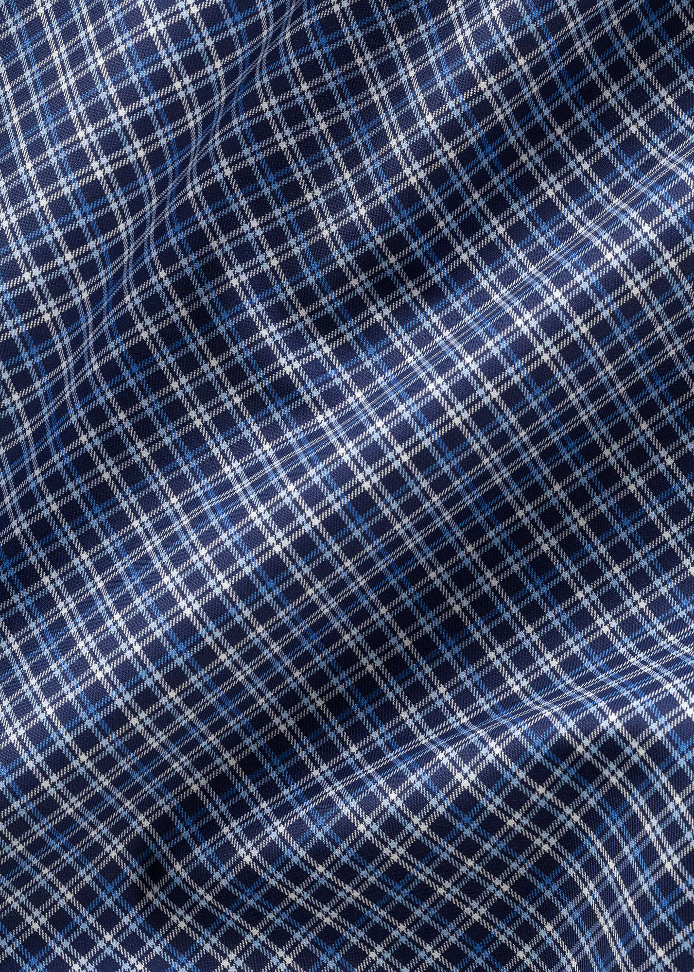 Dark Blue Collins Check - Ratio Clothing